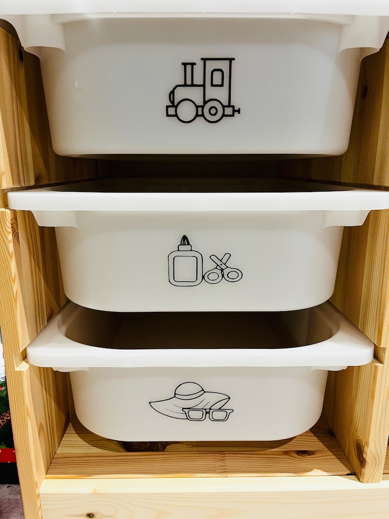 Toy Storage Labels Trofast Labels Picture Toy Labels Toy Bin Labels Toy ...