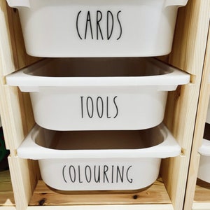 Toy Storage Labels | Trofast Labels | Picture Toy Labels | Toy Bin ...