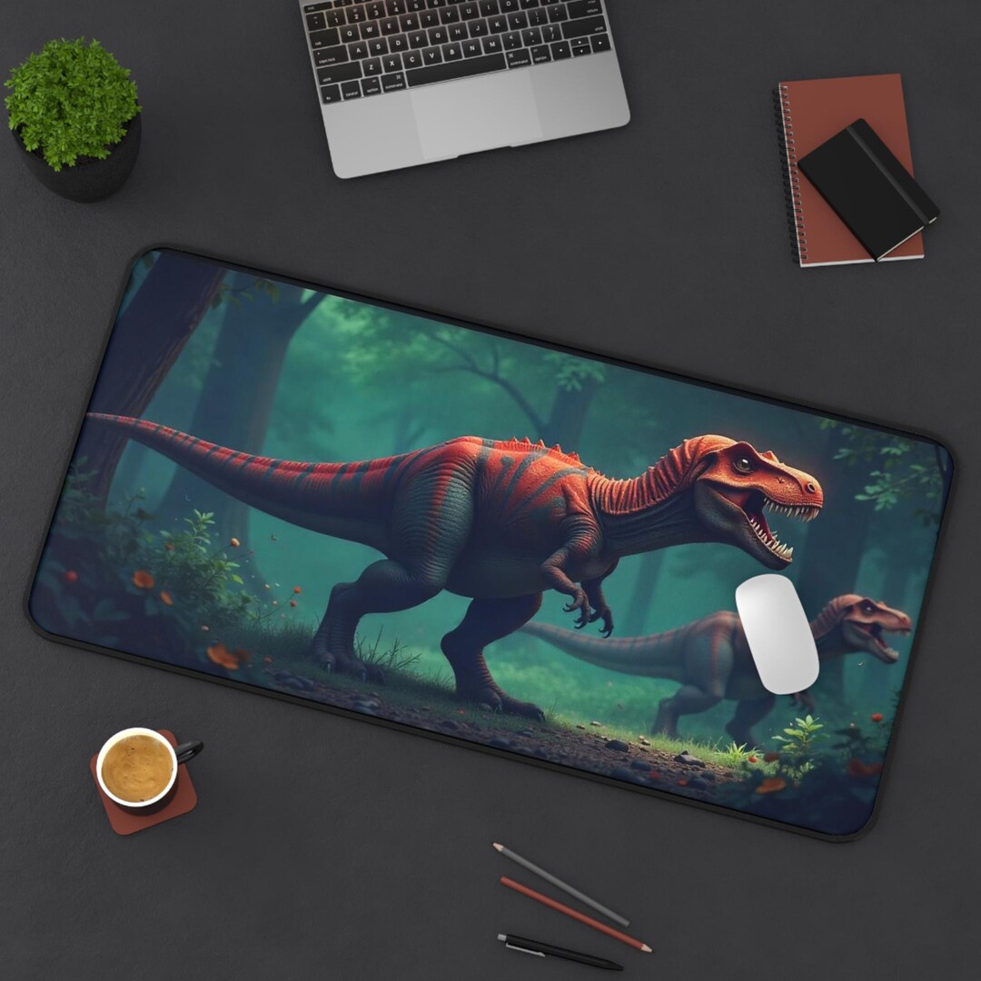 Dinosaur Desk Mat - Perfect for Kids' Rooms, Birthday Gifts, Home ...