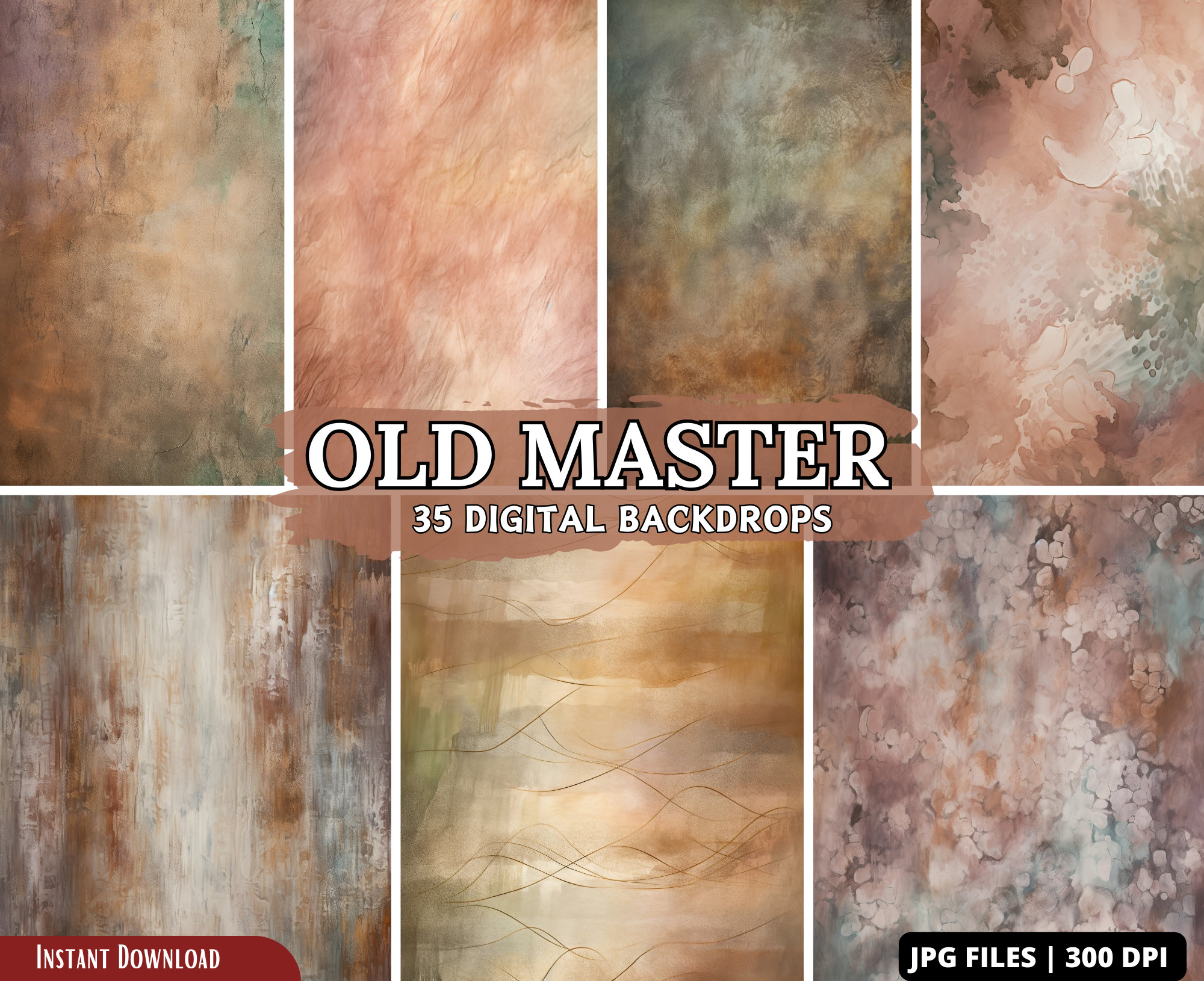 Old Master Backdrop Overlays, Newborn Studio Backdrop Overlays ...