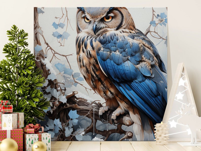 Watercolour Blueprint Owl Clipart 12 JPG High Resolution of 4096x4096 ...