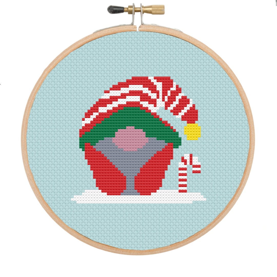 Christmas Gonk Elf Gnome Cross Stitch PDF Download - Etsy