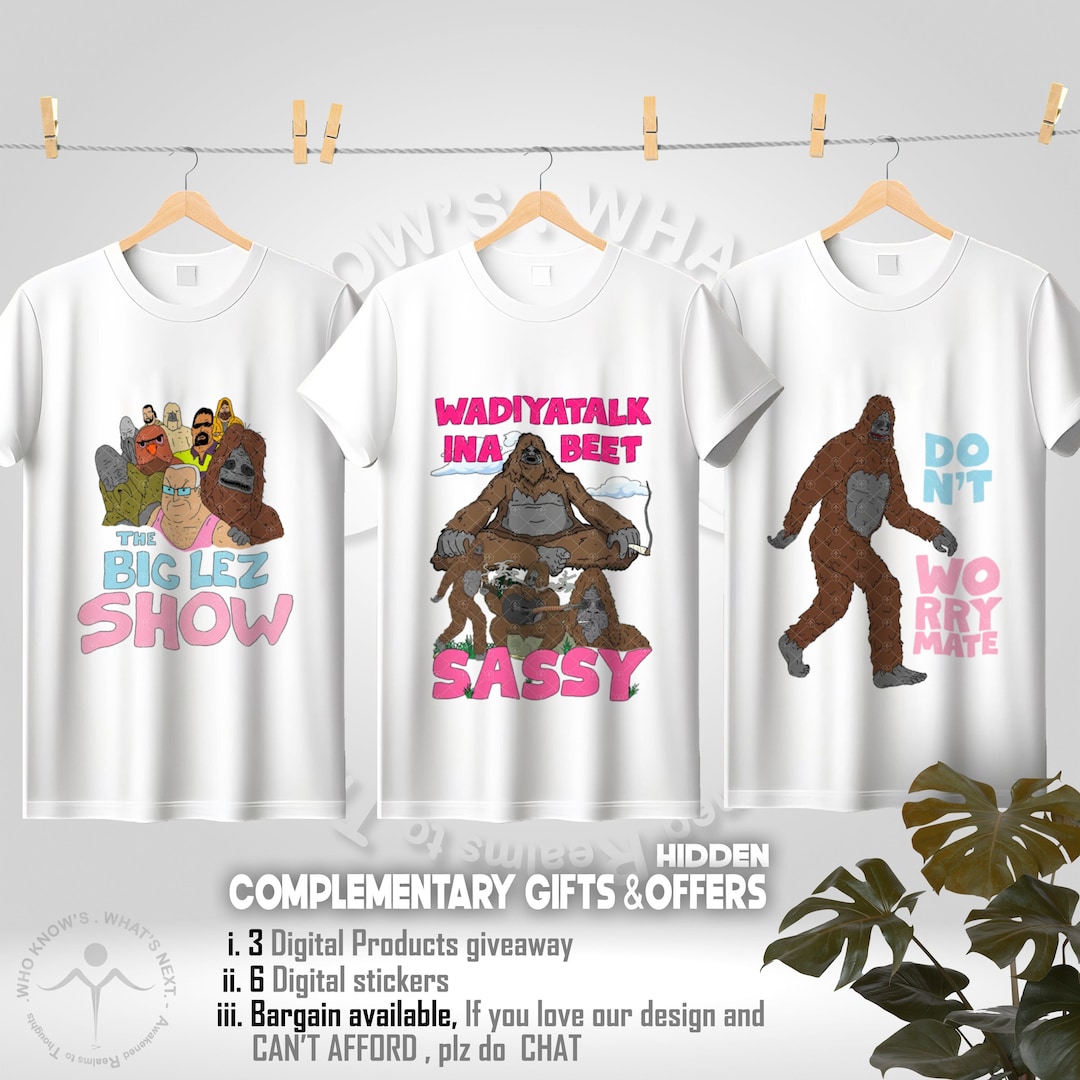 Limited the Big Lez Show Shirt Sassy the Sasquatch Shirt Big Lez Show ...