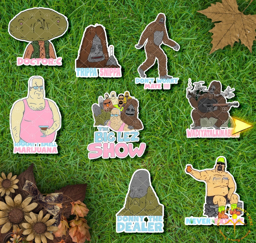 Limited The Big Lez Show Stickers Sassy Stickers The Sasquatch Etsy