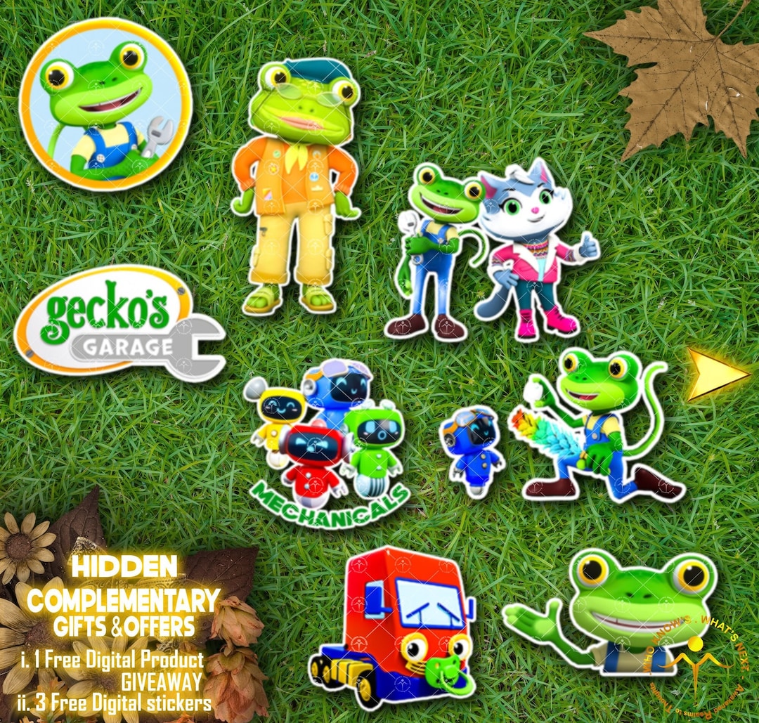 Limited Geckos Garage Sticker Gecko's Garage Costume - Etsy