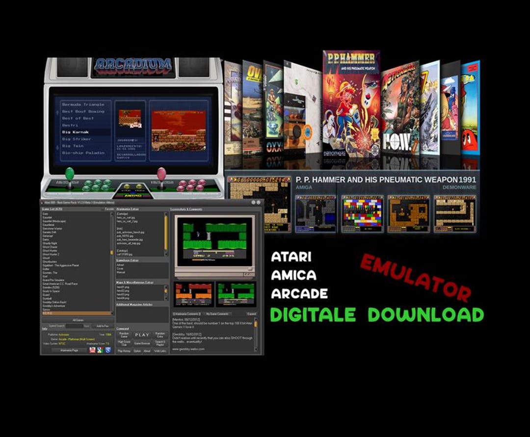 AMIGA ATARI ARCADE plus de 8800 jeux - Etsy France