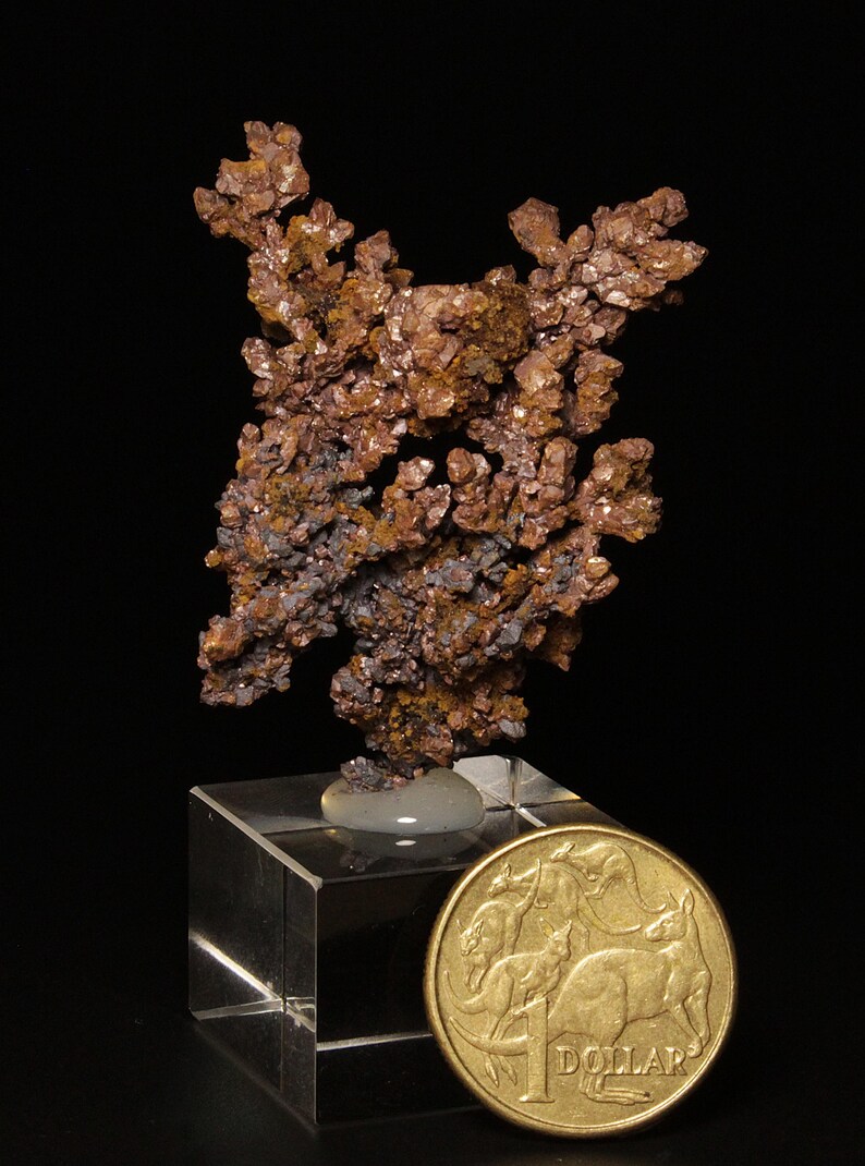 Native Copper With Cuprite/crystals/mineral From Oumjrane, Morocco - Etsy