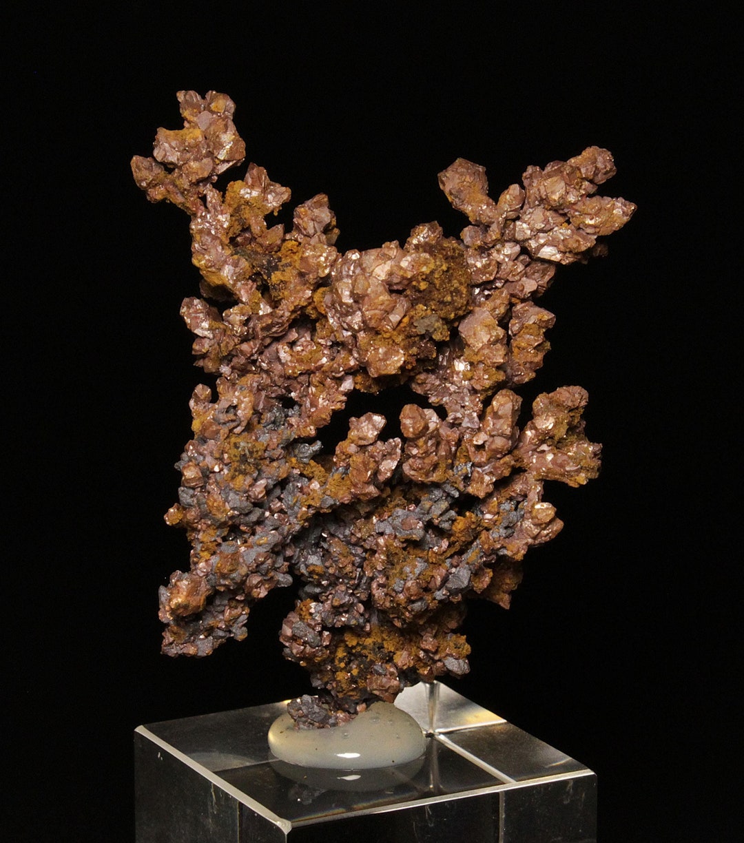 Native Copper With Cuprite/crystals/mineral From Oumjrane, Morocco - Etsy
