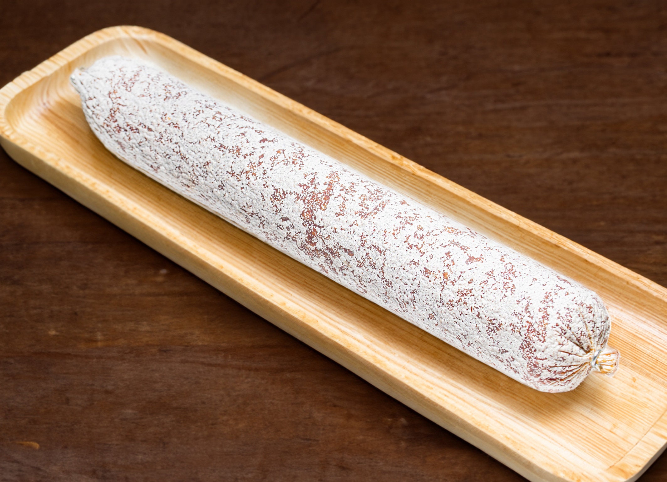Mangalitzasalami, groß | ungarische Salami | ungarische Wurst ...