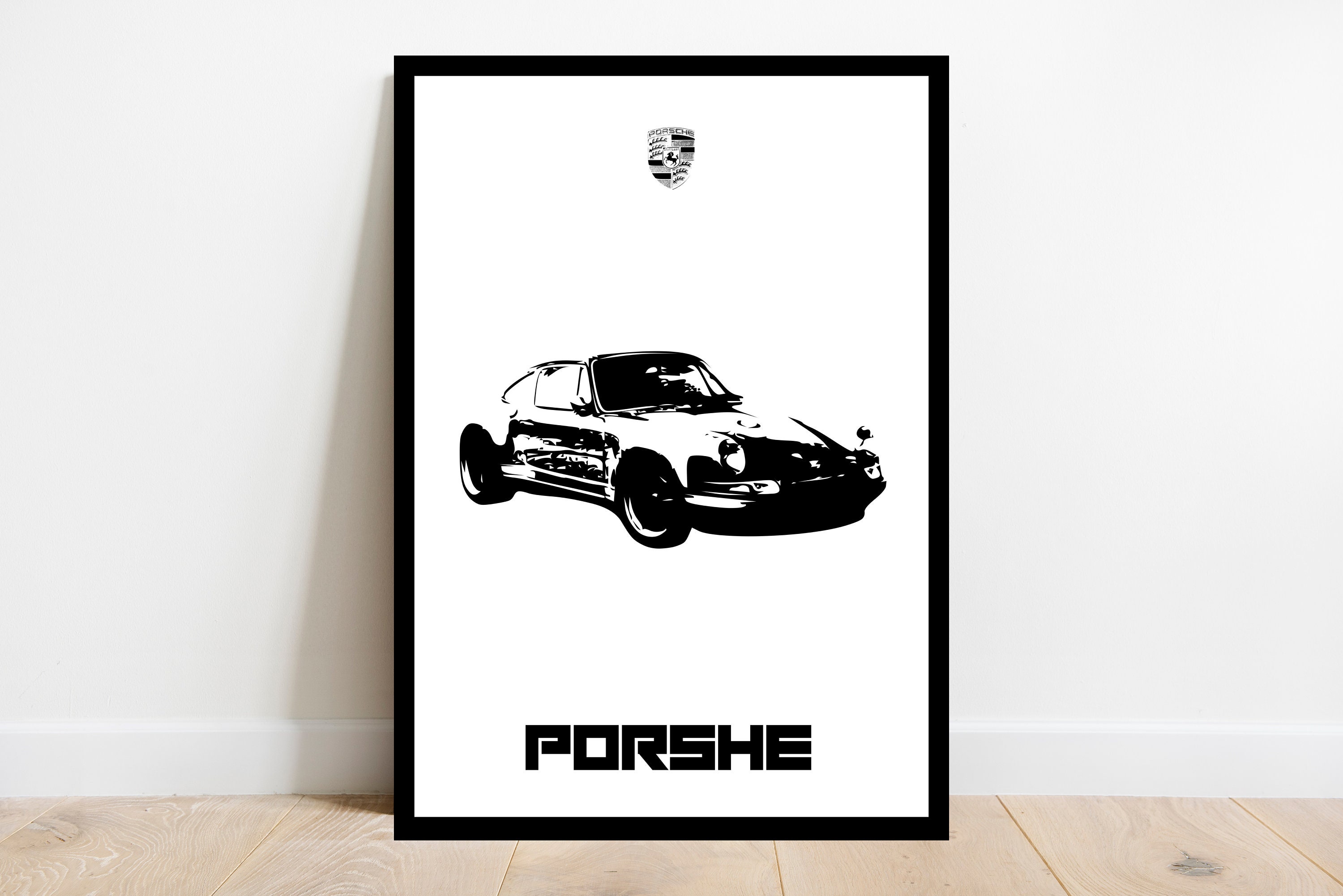 Set of 4 Porsche Posters Car Posters Printable Wall Art Porsche Poster ...