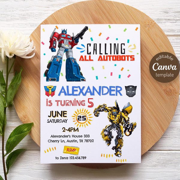 Transformers Party Popcorn Box, Rescue Bots Birthday Treats Box ...