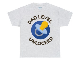Dad Level Unlocked Shirt, Dad Level Unlocked, Dad Level Unlocked Video ...