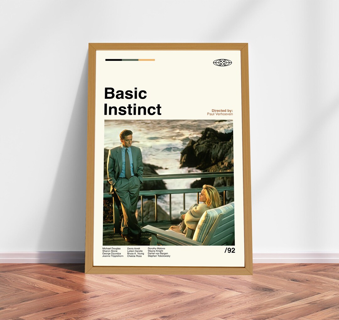 Basic Instinct Poster Basic Instinct Movie Paul Verhoeven - Etsy