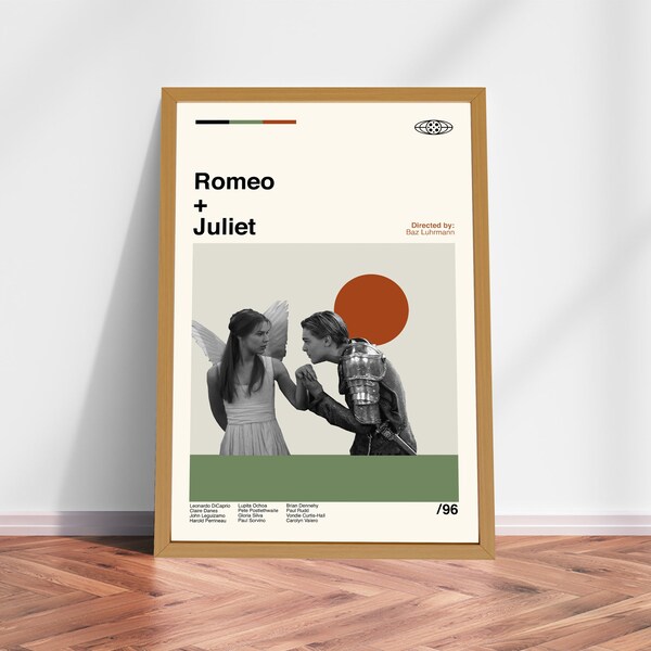Modern Romeo and Juliet Poster - Etsy