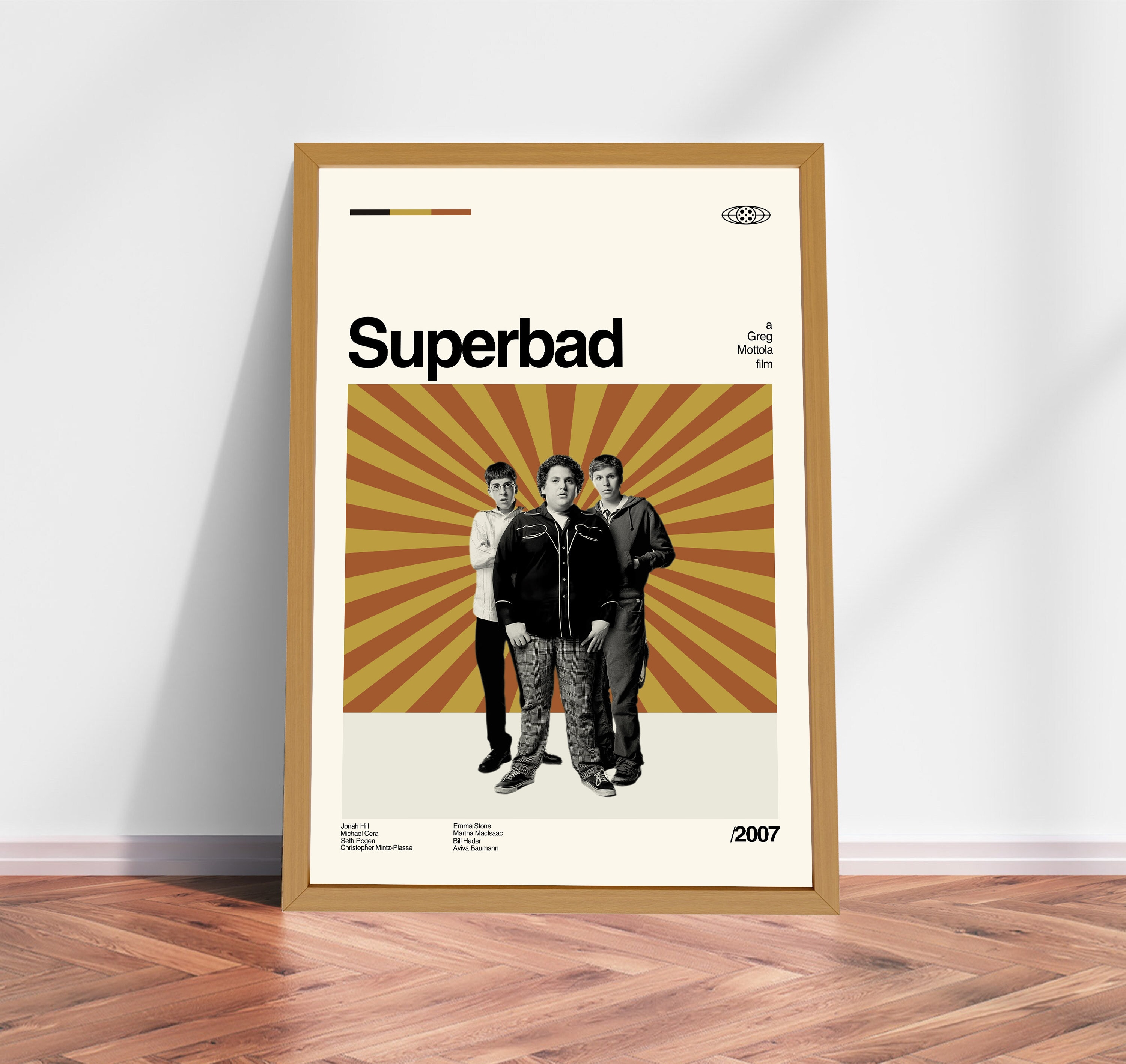Superbad Poster, Greg Mottola, Movie Poster Designed & Sold By Upbeat Sybil
