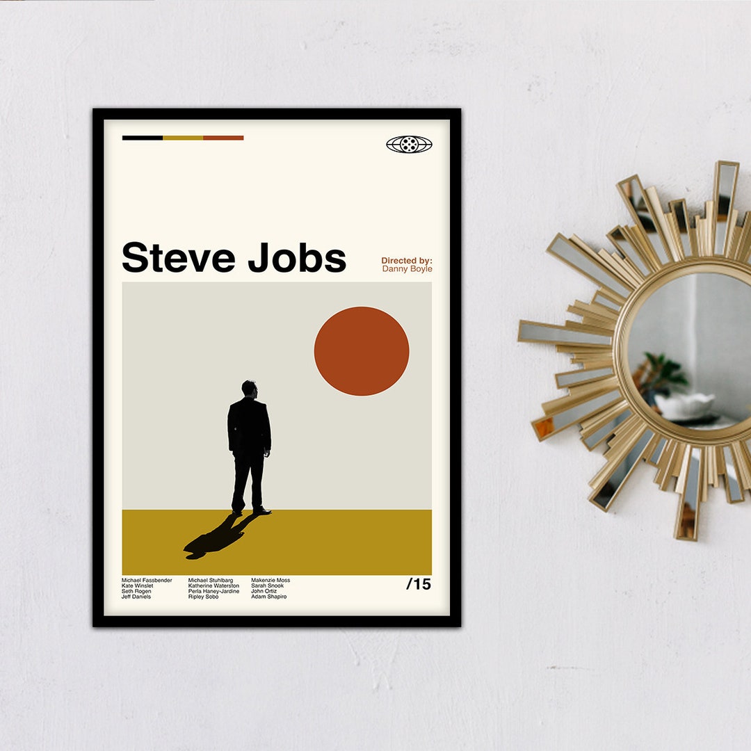 Steve Jobs Poster Danny Boyle Poster Retro Movie Print - Etsy
