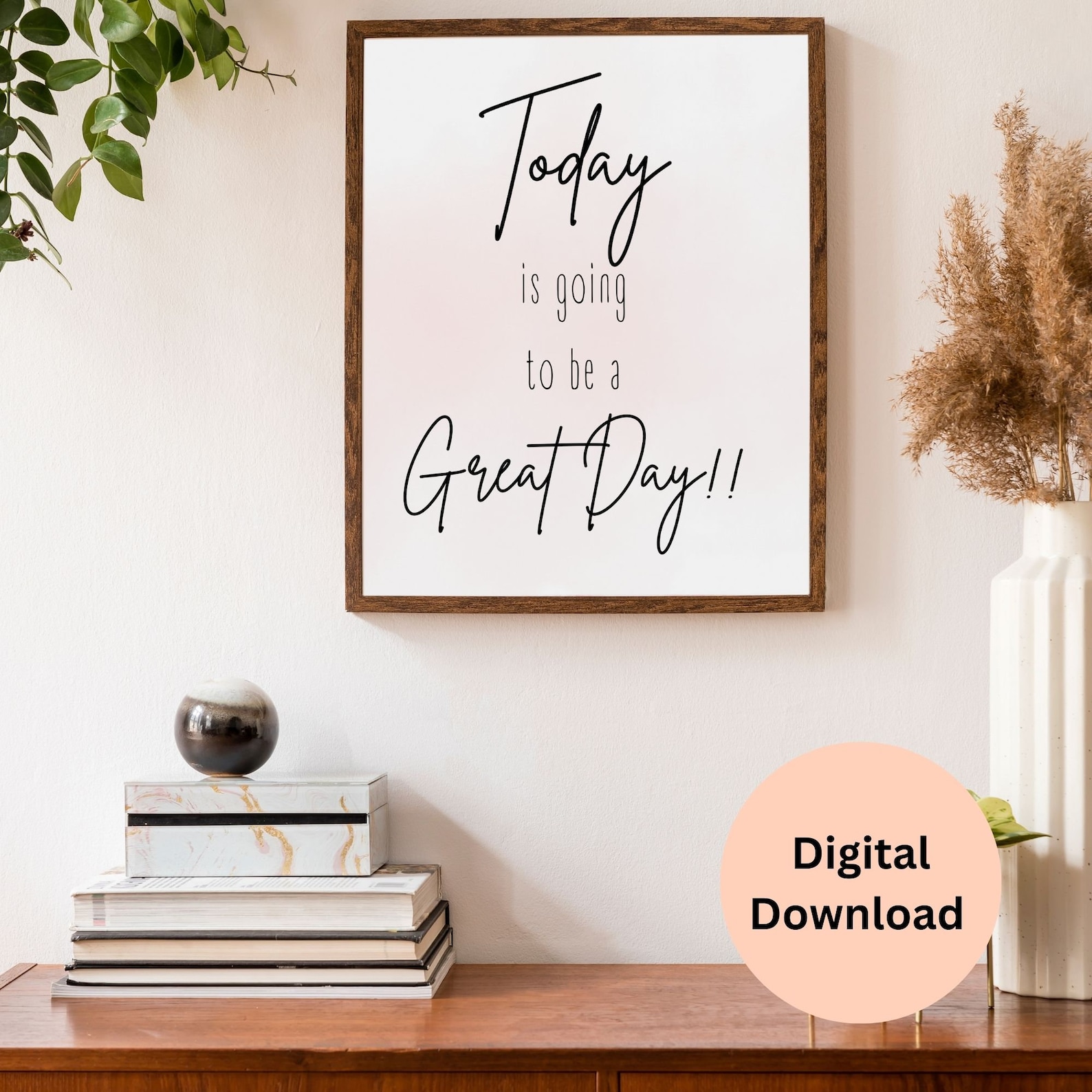 Motivational Wall Art, Inspirational Saying, Home Decor, Printable Wall ...