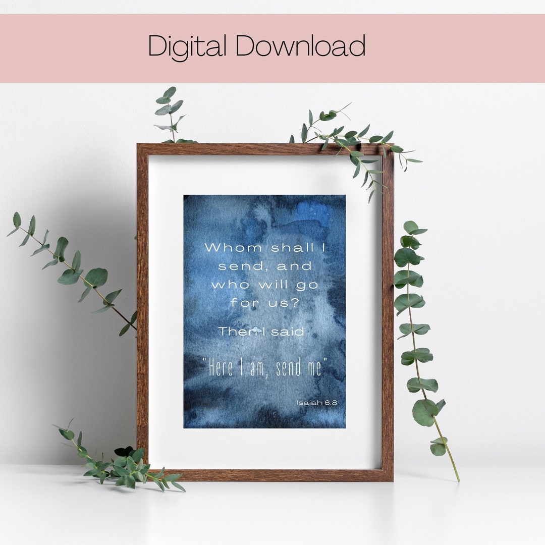 Bible Quote Wall Art, Bible Verse Printable, Printable Christian Wall ...