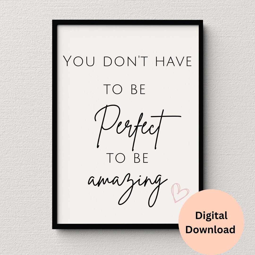 Motivational Wall Quote, Printable Wall Art, Inspirational Wall Print ...