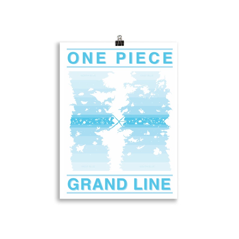 One Piece Grand Line World Map. Manga. Anime. Famous Maps. Wall Art ...