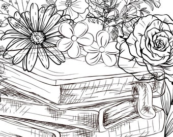 Adult Coloring Page - Etsy
