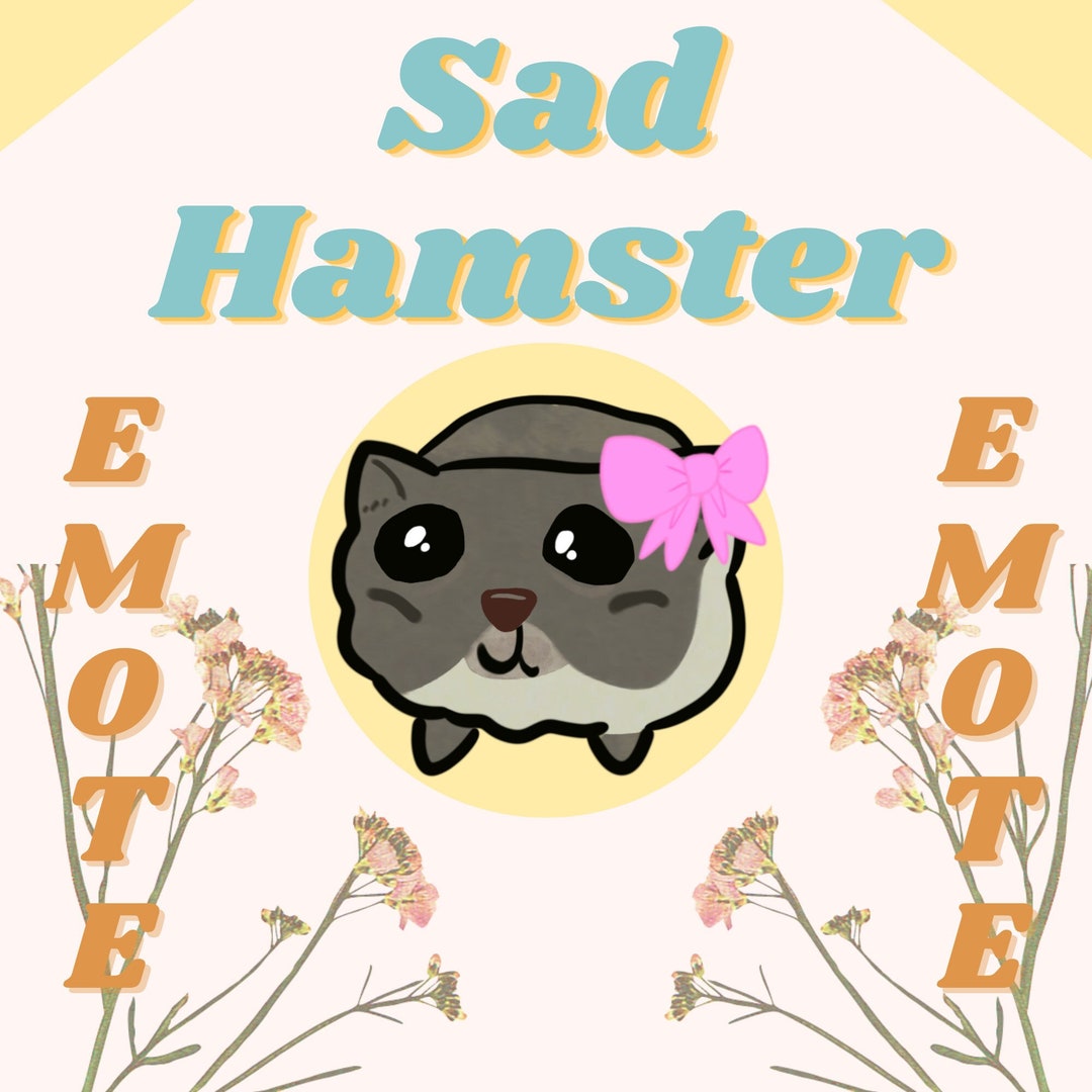 Sad Hamster Emote, Twitch, Discord, Cute, Meme, Instant Download - Etsy