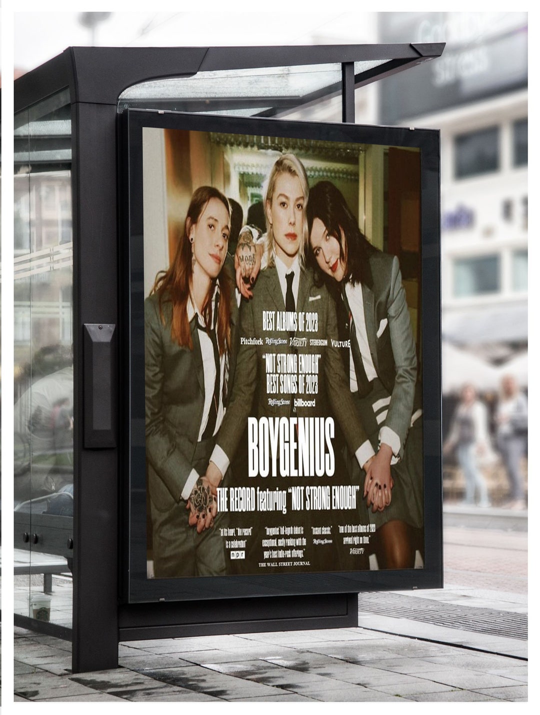 Boygenius for Consideration Banner for the 2024 Grammys Poster - Etsy