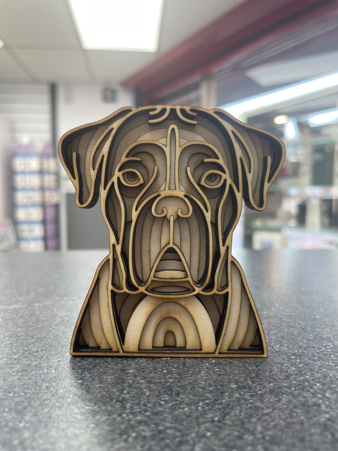 3d Layered Dogs - Etsy