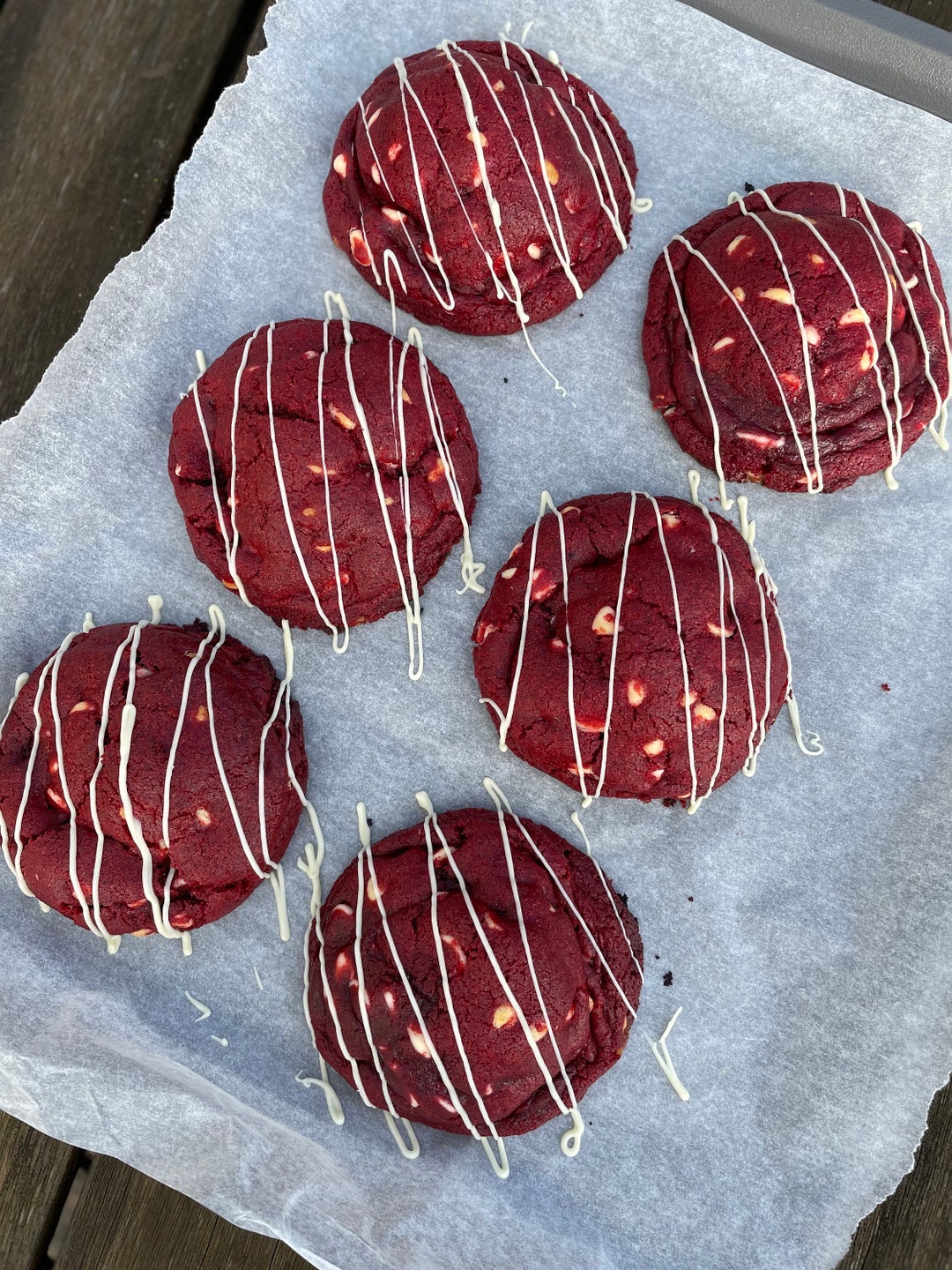Chunky NYC Red Velvet Cookies - Etsy
