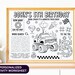 Monster Truck Party Activity Sheet | Monster Trucks Birthday Party ...