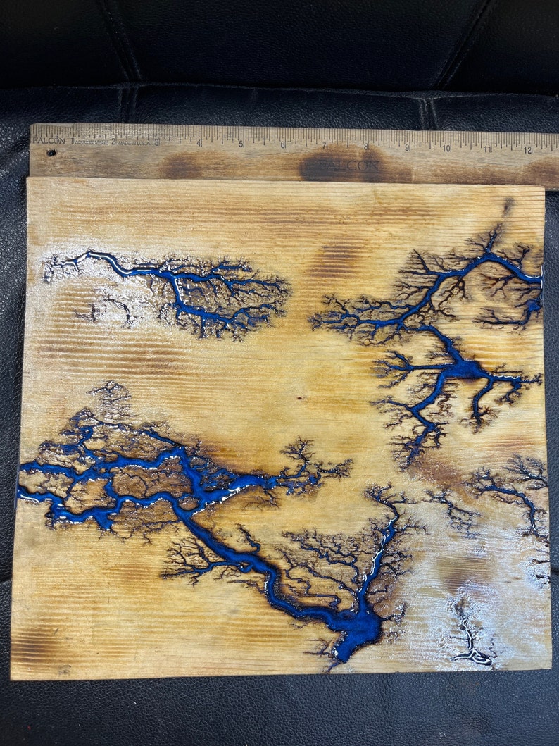 Lichtenburg/fractal Burn Wall Art - Etsy