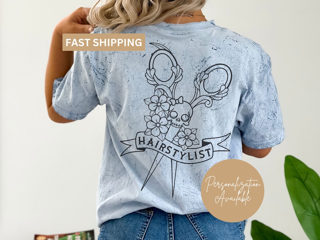 Hairstylist Shirts, Gift for Hair Stylist, Custom Hairstylist Tee ...