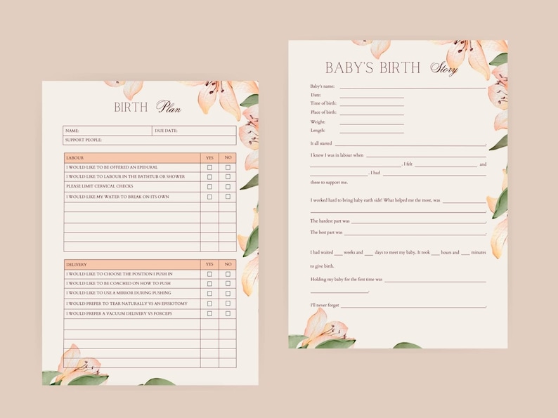 Pregnancy Planner Printable Printable Pregnancy Journal Pregnancy ...