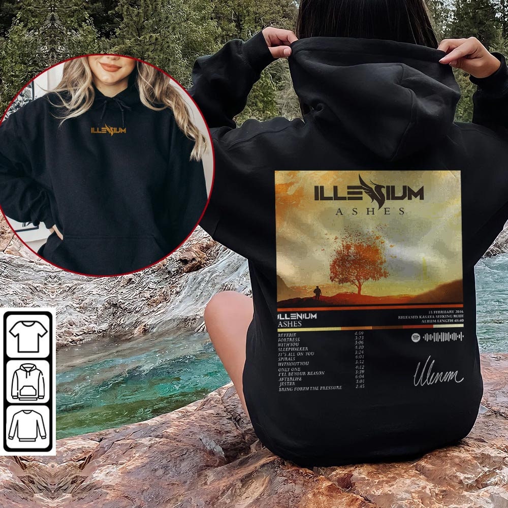 Illenium Music Shirt Double Sided, Illenium Live World Tour 2023 90s ...