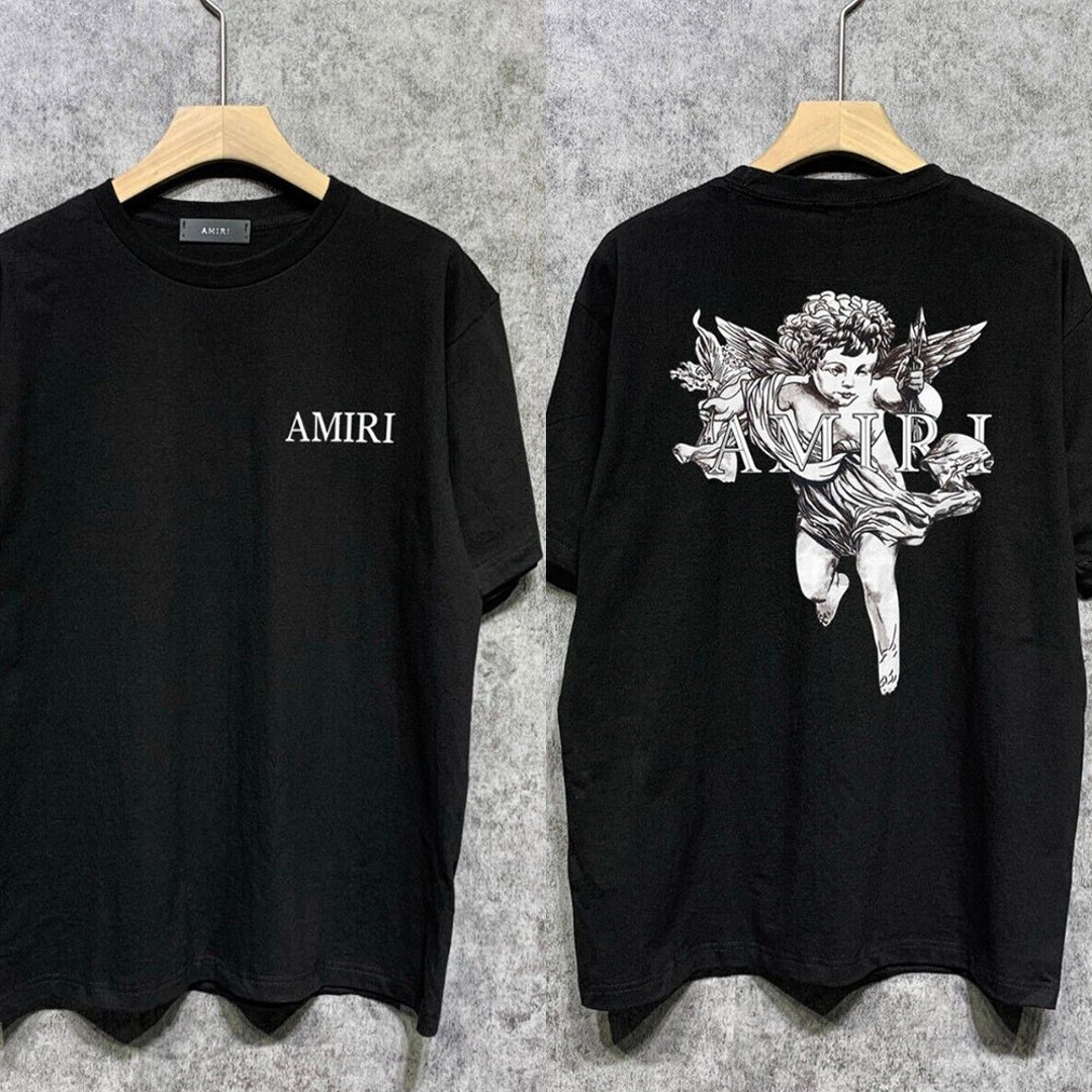 Amiri Shirt Luxury Logo AMIRI Unisex Shirt Y2K Angel Vintage - Etsy