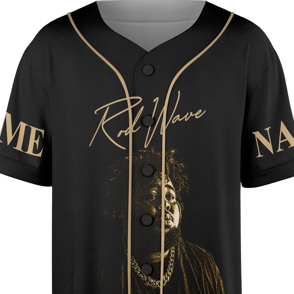 Custom Name Rod Wave 2023 Tour Baseball Jersey, Nostalgia And Friends ...