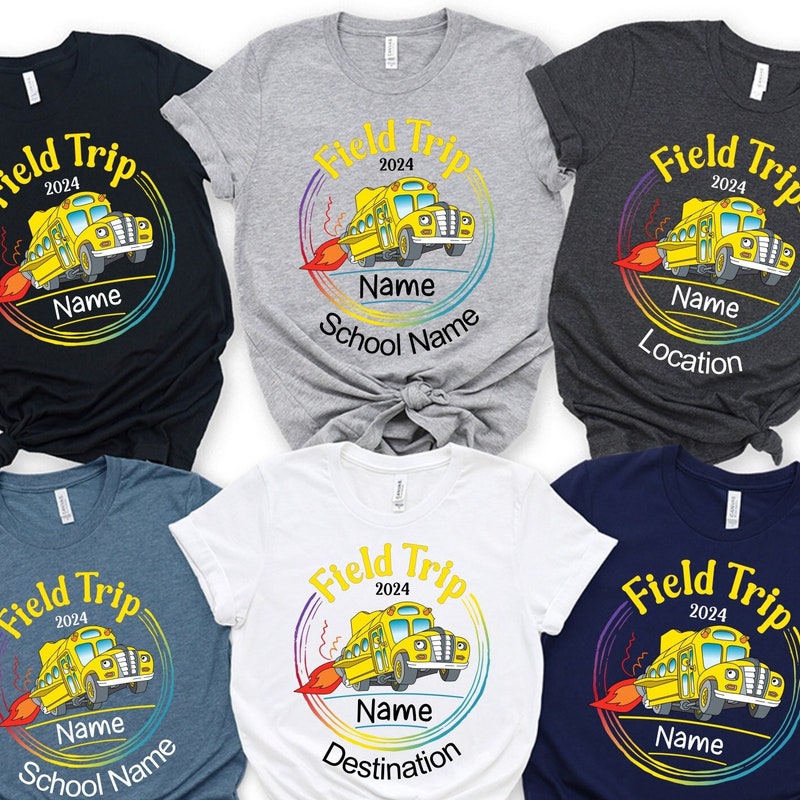 School Bus Field Trip Shirt - Etsy