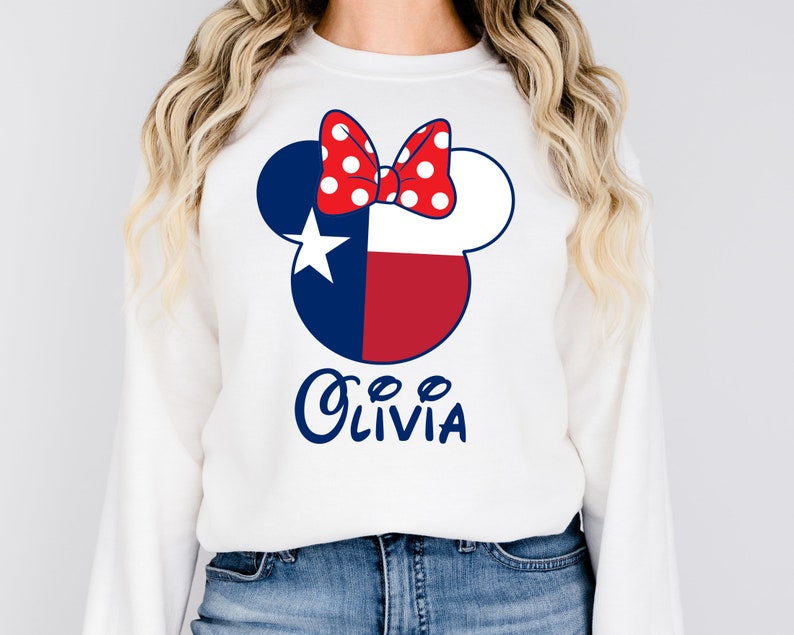 Disney Mickey and Minnie Texas Flag T-shirts, Texas Independence Day ...