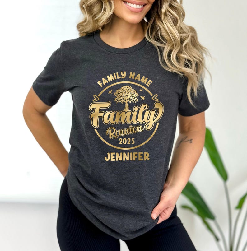 Custom Family Reunion Shirts: Personalized 2025 Tree Design - Etsy