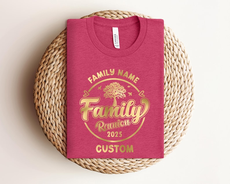 Custom Family Reunion Shirts: Personalized 2025 Tree Design - Etsy