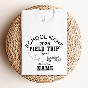 Personalized Field Trip Squad Shirt: Custom School Trip Crew Tee - Etsy