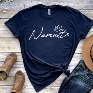 Namaste Shirts, Yoga Shirt, Meditation Tshirt, Girl Yoga Shirt, Yoga ...