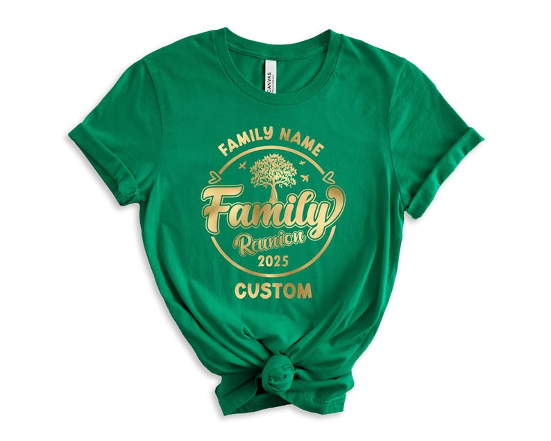 Custom Family Reunion Shirts: Personalized 2025 Tree Design - Etsy