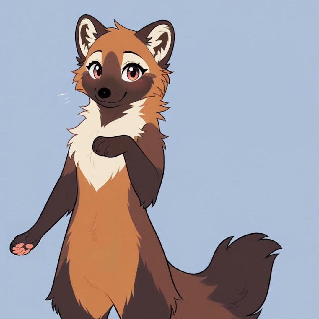 Pine Martin- Furry Adopt , Adoptable Fursuit Character , Art Print ...