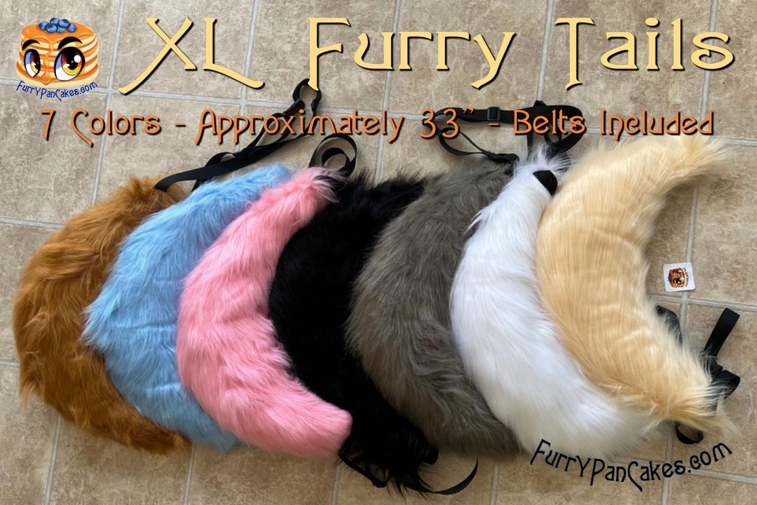 XL Furry Tails - 7 Colors - Approximately 33 Inches Long - Furrys ...