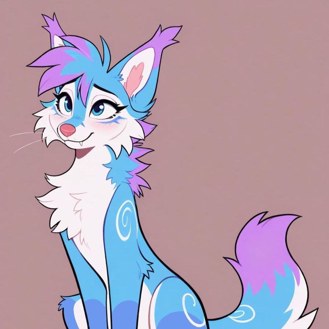 Candy Fox - Furry Adopt , Adoptable Fursuit Character , Art Print ...