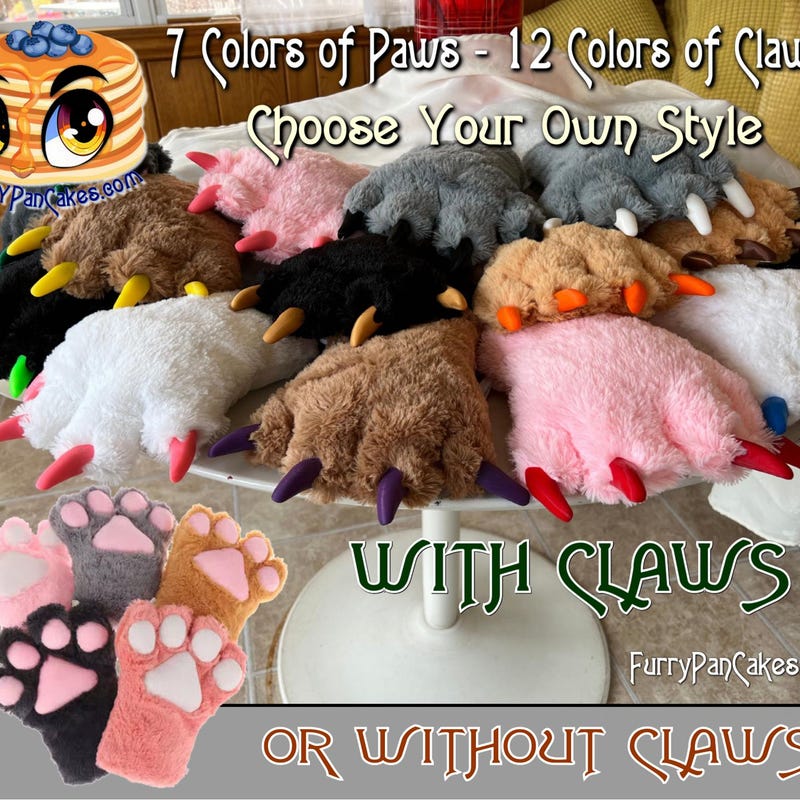 Furry Paws - Etsy