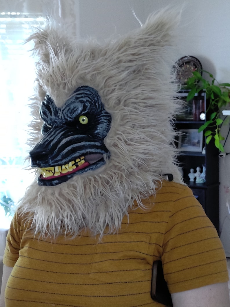 Animated Animal Werewolf Mask Wolf Mask Latex Kids Adults Halloween ...