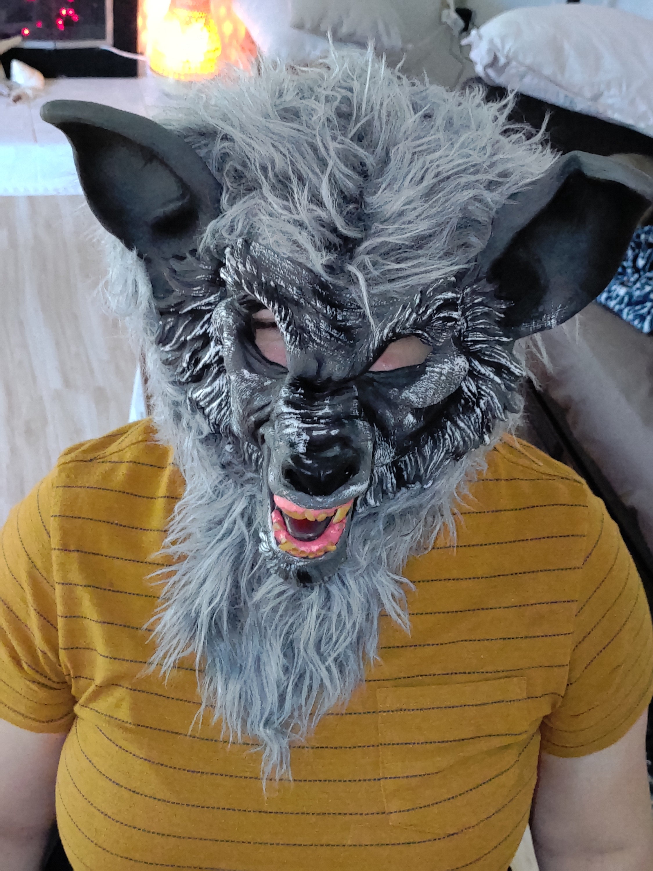 Jungle Creature Wolf Mask Werewolf Mask Wolf Mask Latex Kids Adults ...