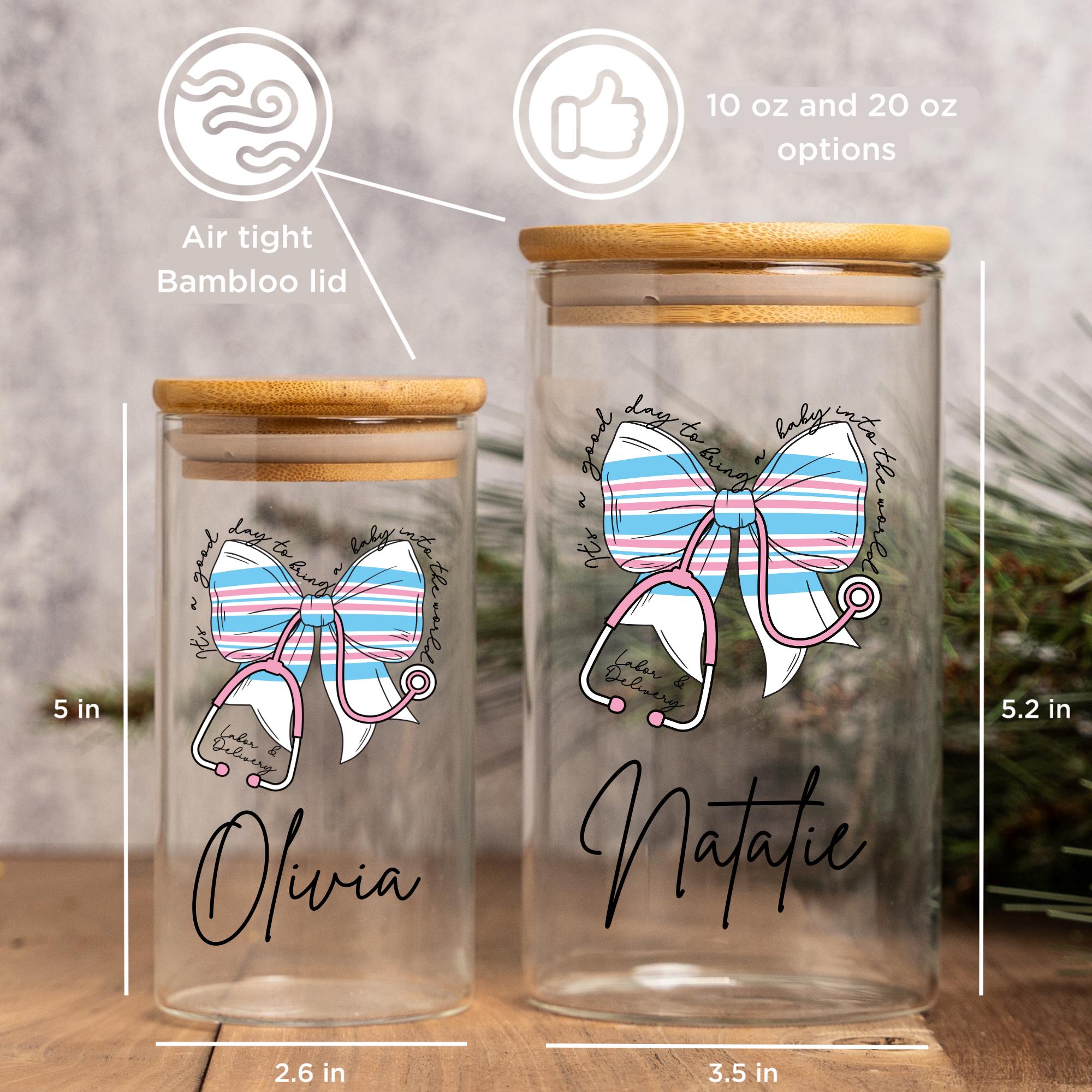Personalized Labor & Delivery Tracking Jar, Baby Tracker Jar, RN Gift ...